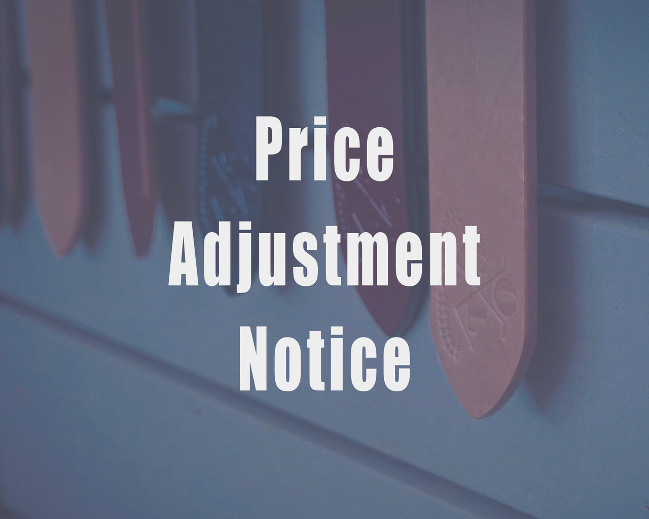 Price Adjustment Notice – Rugged Gentlemen Shoppe