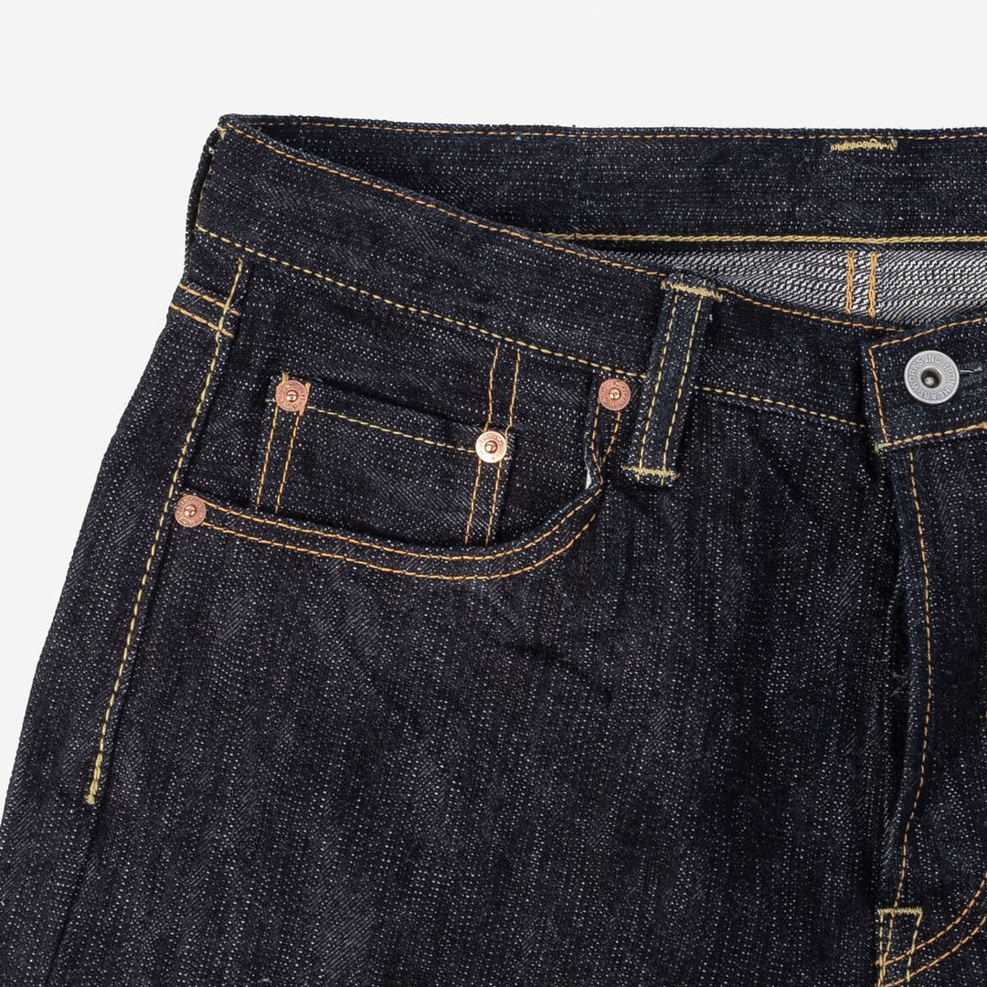 16oz Slubby Selvedge Denim Straight Cut Jeans IH634S-SLB - Indigo ...
