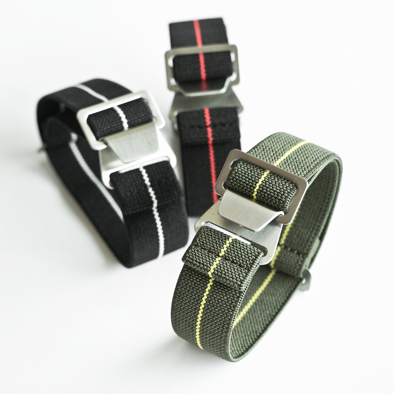 OGL WTC MARINE NATIONALE PARACHUTE WATCH STRAP BLACK/WHITE – Rugged ...