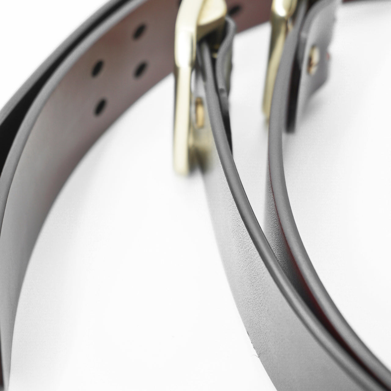 OGL Double-Prong Garrison Belt Full-Dyed Black – Handmade Full-Grain ...